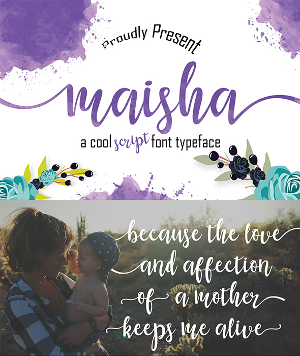 Maisha Script, Fonts | GraphicRiver
